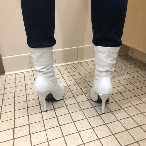 Fashion Nova Shoes White Heels Poshmark